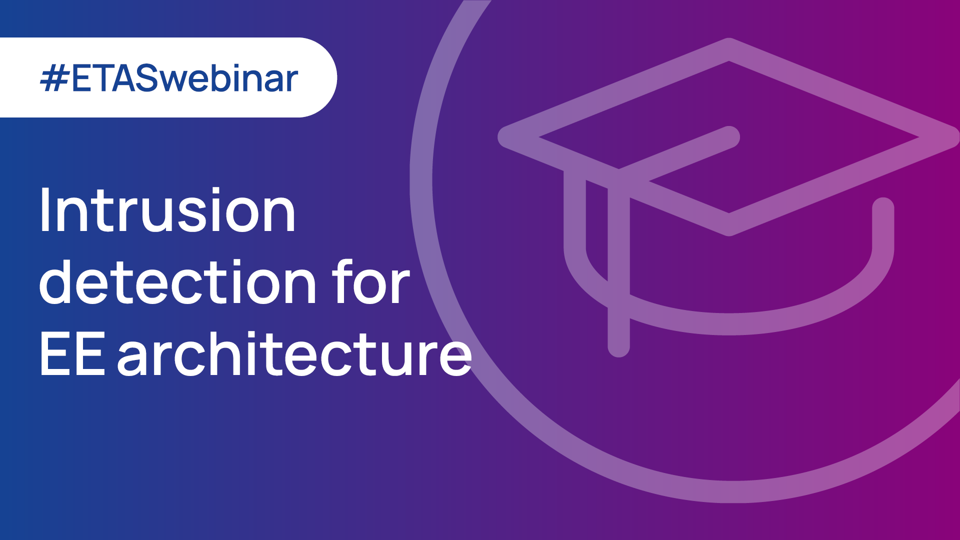Webinar: Intrusion Detection for Ethernet E/E | ETAS