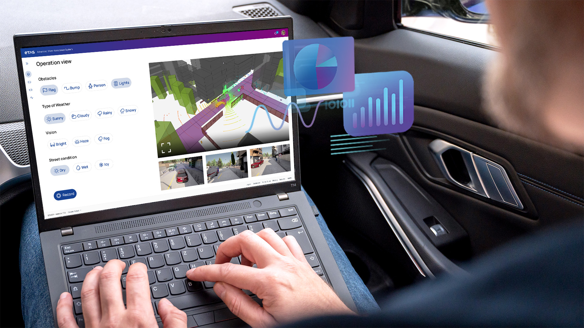 Turn data into efficient development of ADAS/AD functions | ETAS
