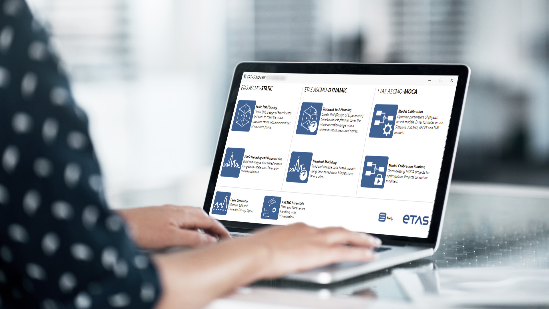 ETAS ASCMO – data-based modeling and model-based calibration